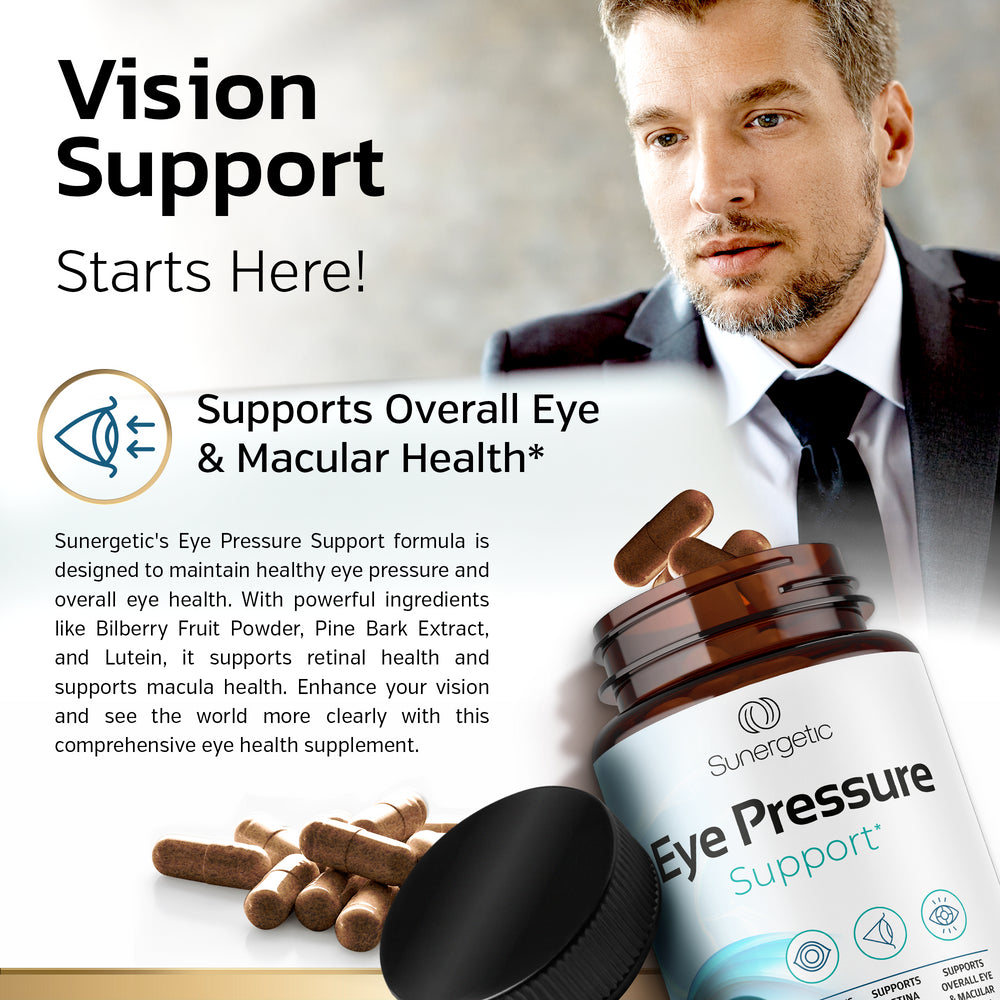Premium Eye Pressure Support Supplement - 30 Count