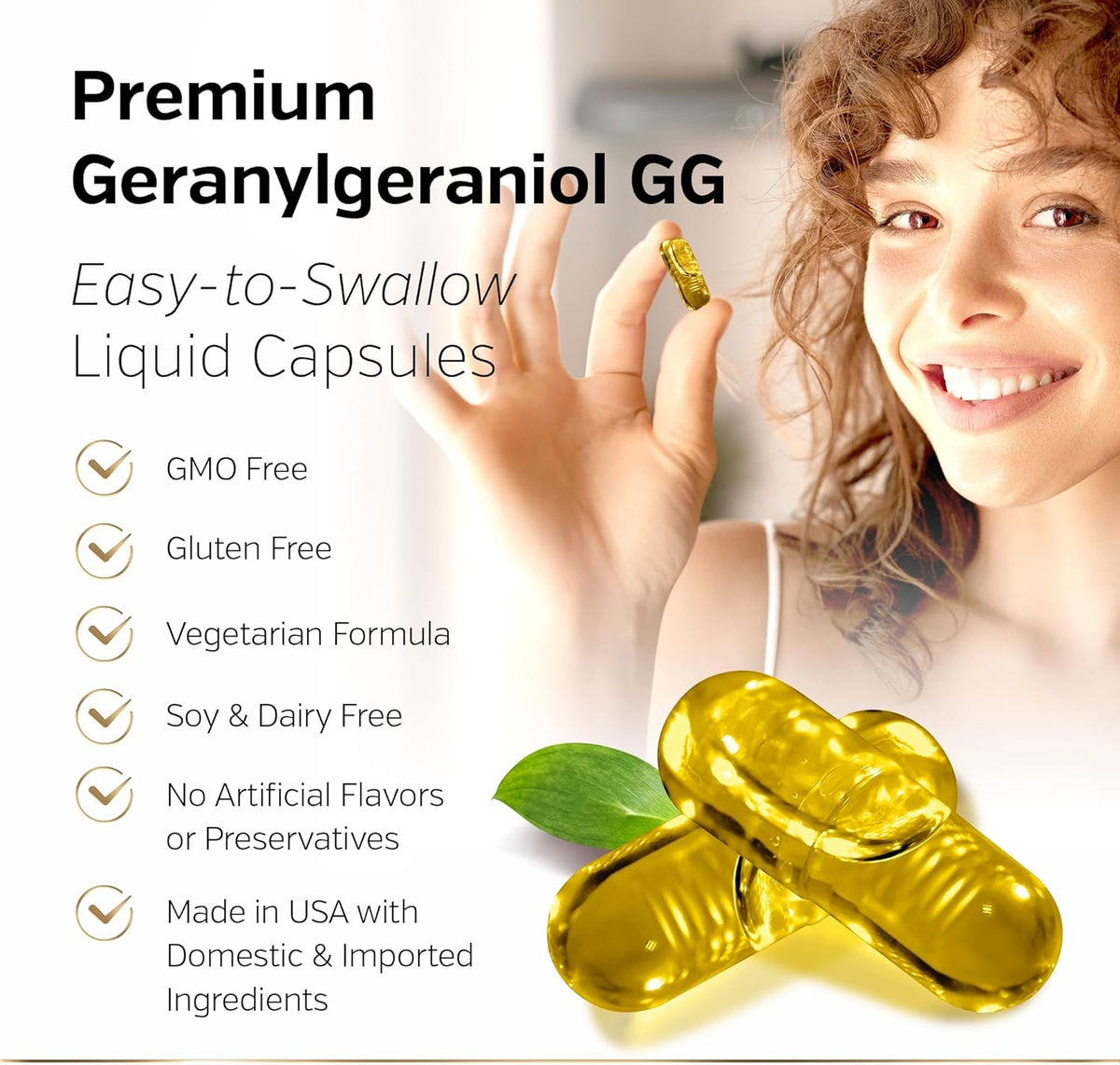GG-Gold 150mg with DeltaGold Vitamin E Tocotrienols - 60 Capsules