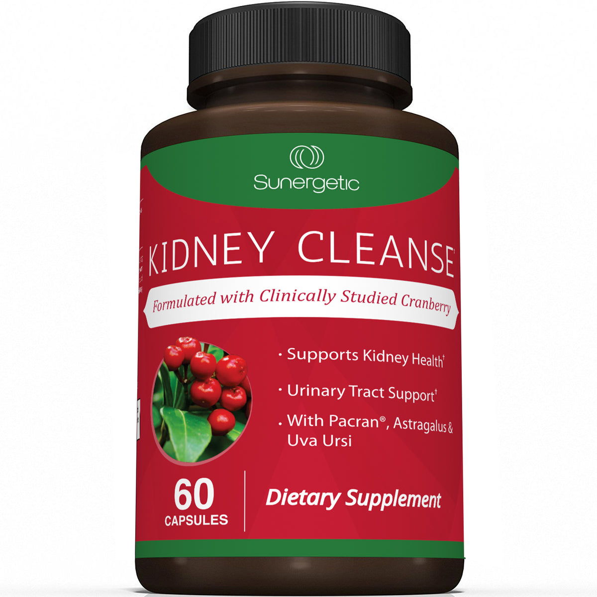 Sunergetic Products - Kidney Cleanse Supplement with Cranberry Extract