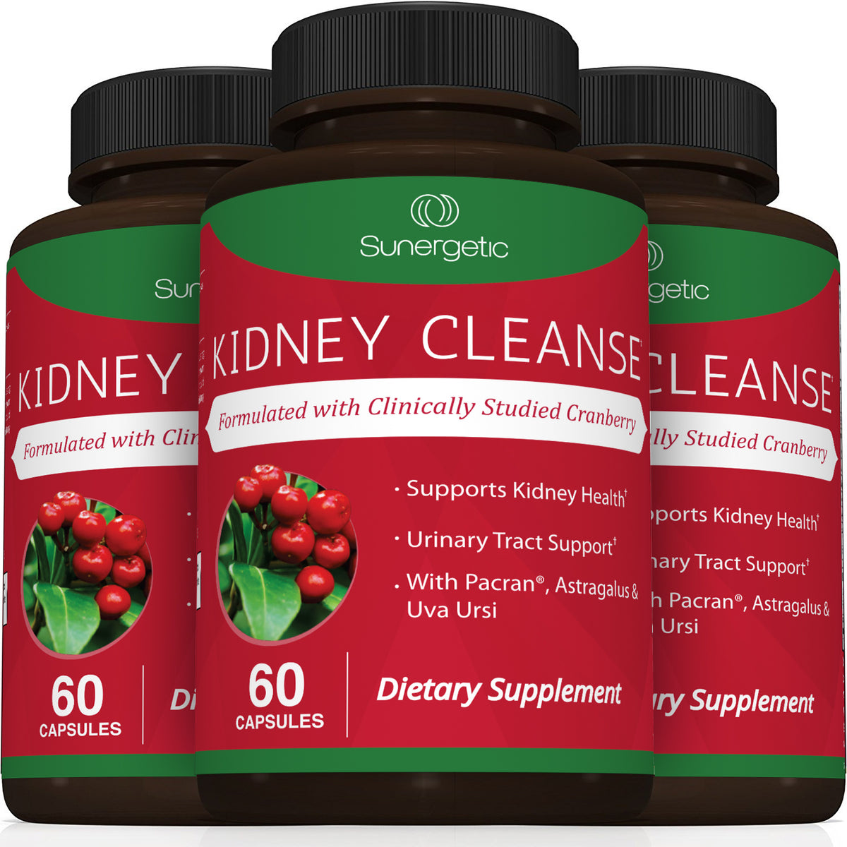 Sunergetic Products - Kidney Cleanse Supplement with Cranberry Extract