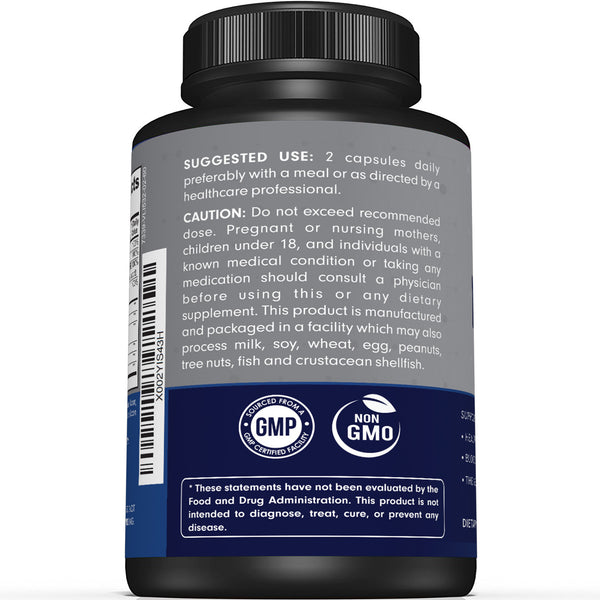Premium Nerve Support Supplement - 60 Capsules