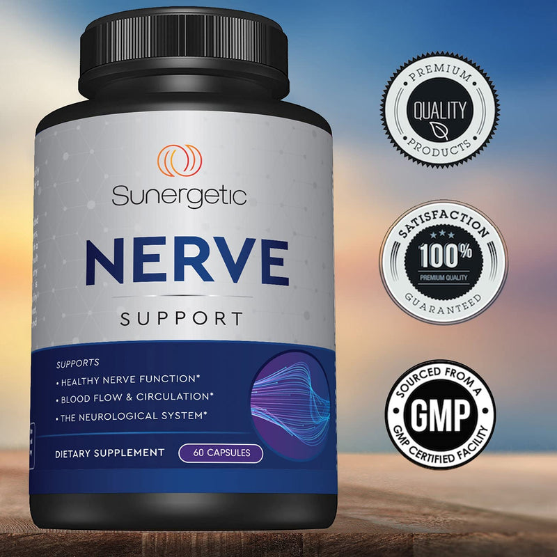 Premium Nerve Support Supplement - 60 Capsules