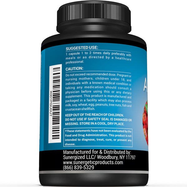 Sunergetic Products - Adrenal Support Supplement - 90 Capsules